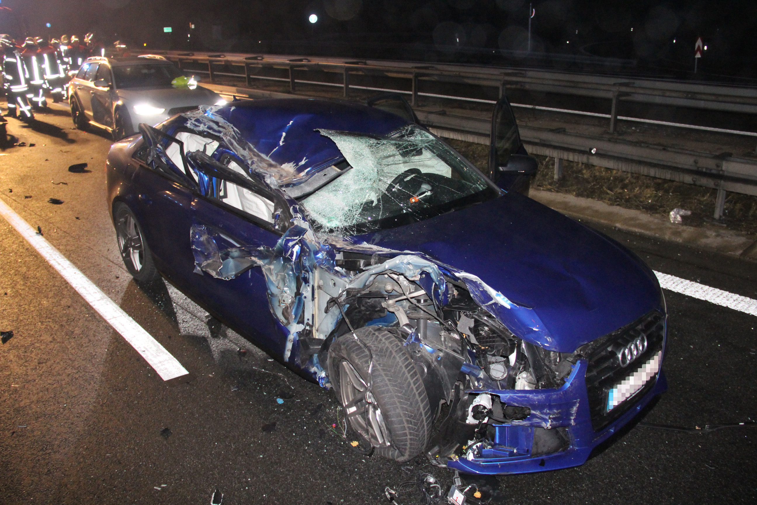 A9 nach Unfall kurzzeitig gesperrt - N-LAND